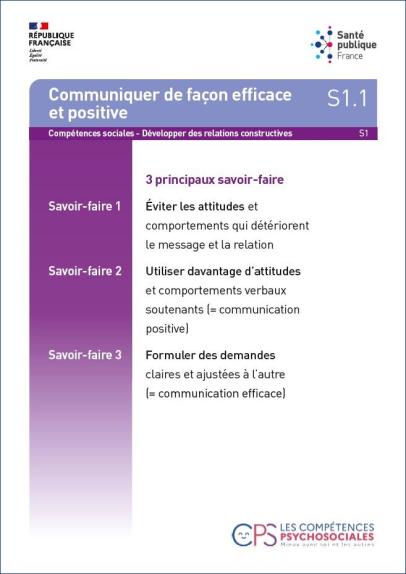 Social CPS Worksheet: Communicating Effectively and Positively (S1.1 ...